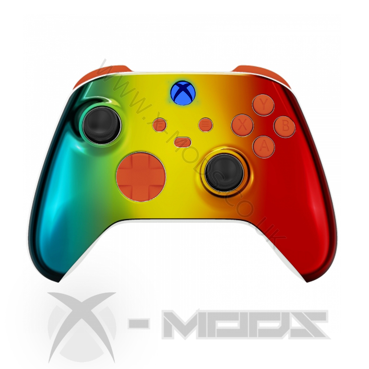 Xbox One 1 Custom Wireless Controller Chrome Pink Domed SCUF X Squid