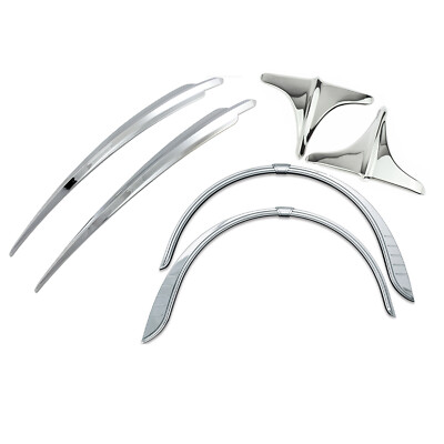Chrome Rear Fender Accent Trim Kit For Harley Tri Glide Ultra Classic ...