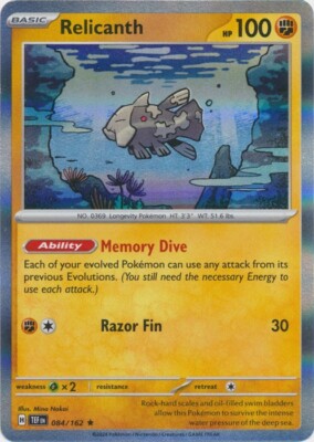 Holo Relicanth 084/162 Rare Temporal Forces Pokemon TCG | eBay