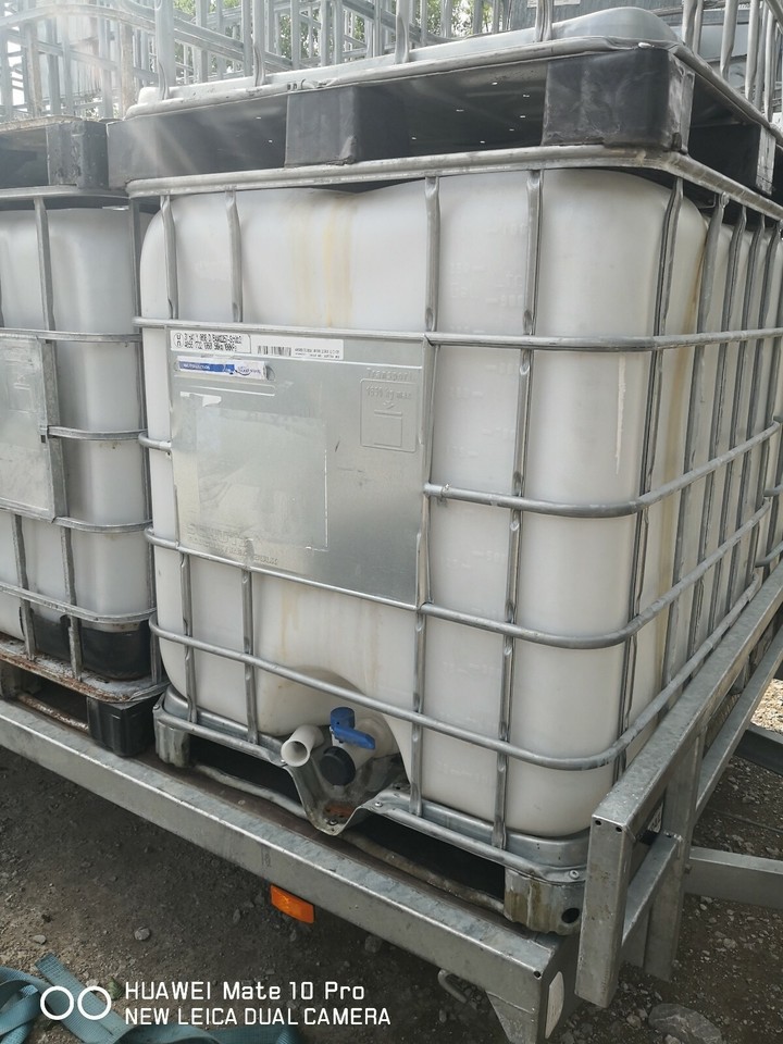 IBC Cut Off Tank 1000 Litre IBC Plastic Bottle Container Cage | eBay UK