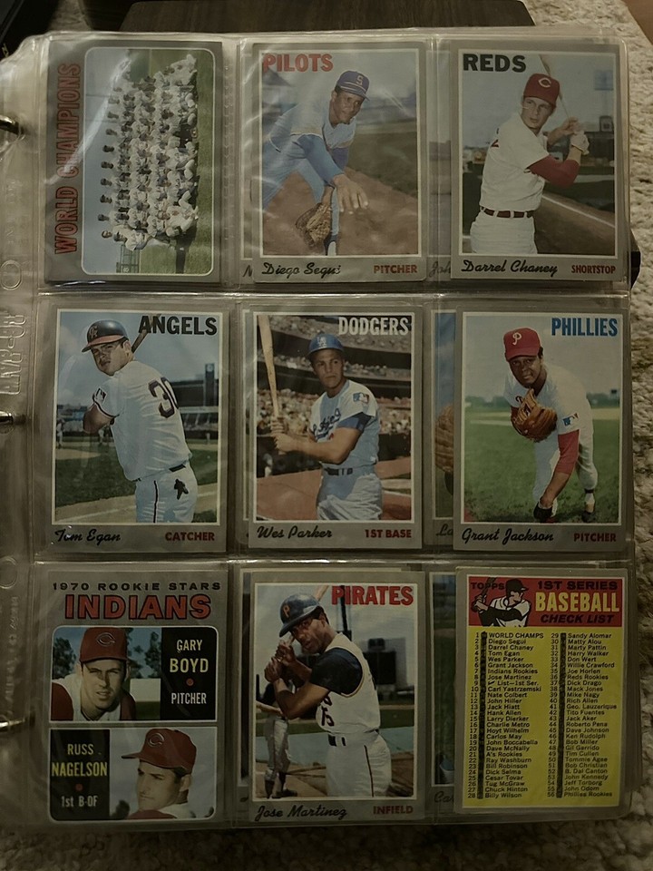 🔥1970 Topps Baseball Complete Set 720/720 Very Nice! Rose, Bench, Aaron ...