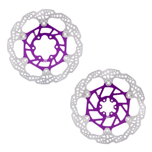 JXR Purple Talaria Sting R Brake Disc Set Front + Rear Rotor 220mm x 2 ...