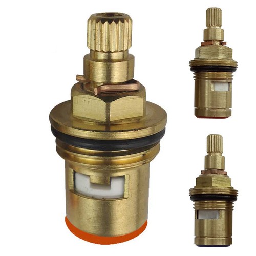 2 Pcs Faucet Cartridge 1/2" Water Mixer Inner Tap BSP Disc Valve ...