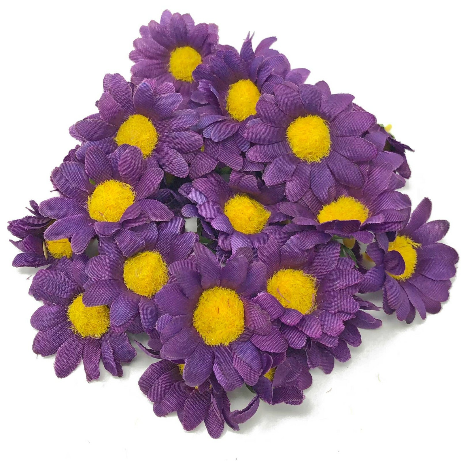 35mm Mini Daisy Decorative Synthetic Flowers (Faux Silk) in 24 Colours ...