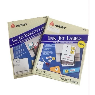 New Avery 8165 and 8196 Ink Jet Labels and Diskette labels 50 total ...