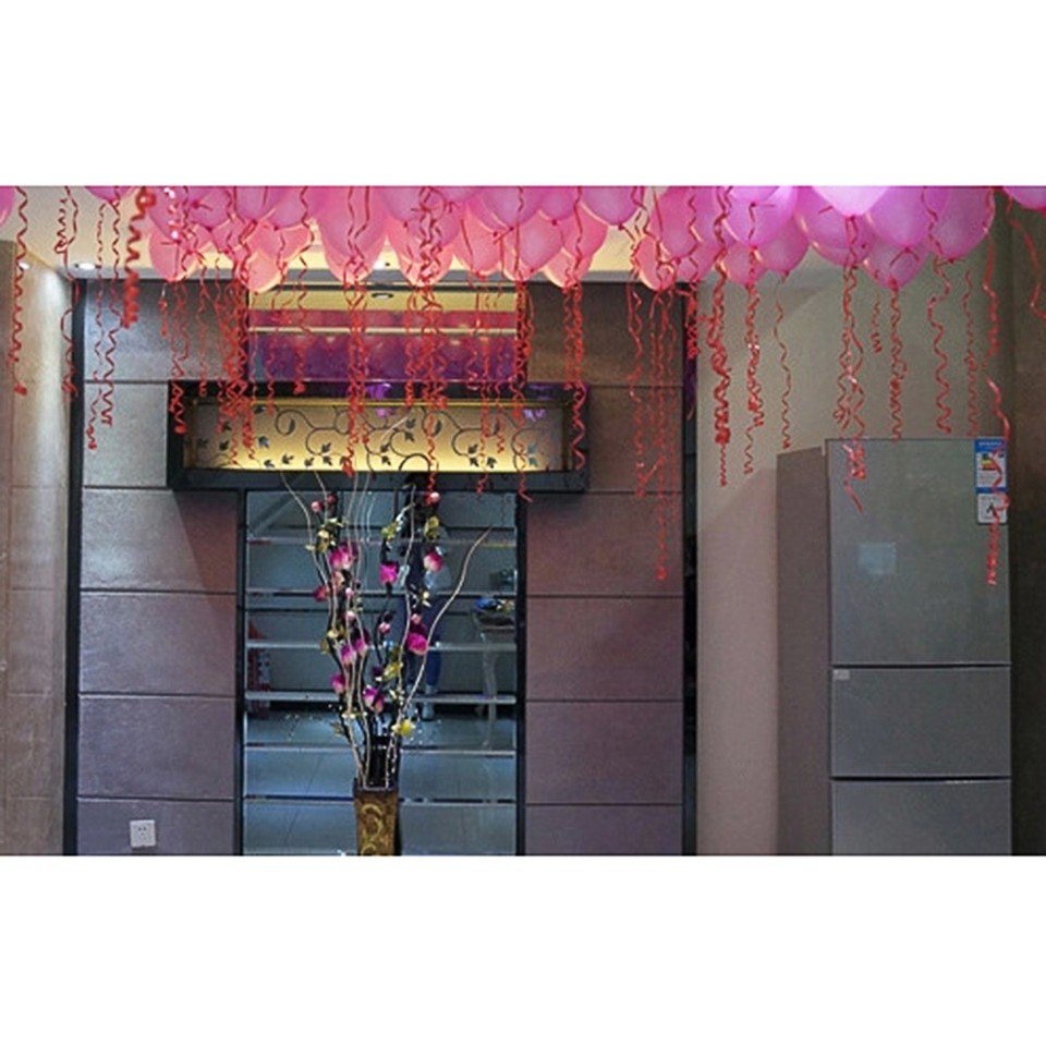 3 PCS 100 Yard Crimped Curling Ribbon Roll Silver Balloon Ribbons for ...