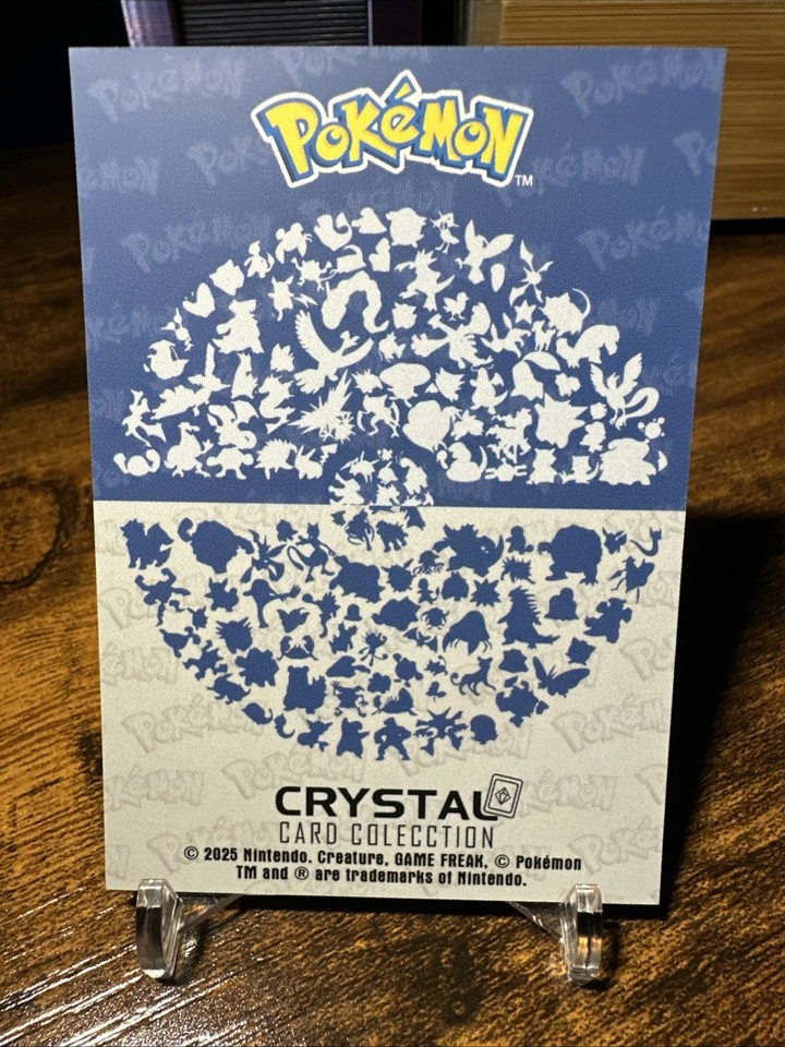 2025 Pokémon Crystal Card Collection Black Dark Edition #036 Clefable ...