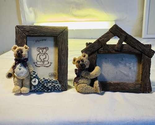 Shelly Bear 3.5x2" Handpainted Picture Frames Lot Of 2 | eBay