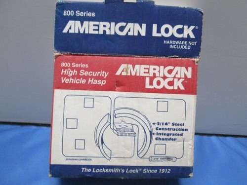 American Lock 800 Sold Steel High Security Heavy Duty Vehicle Lock Hasp ...