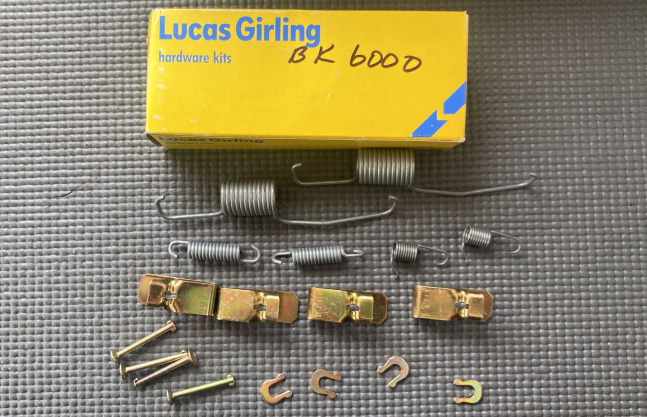 Lucas Girling Rear Brake Hardware Kit - #BK 6000 / BK6000 - Fits Toyota ...