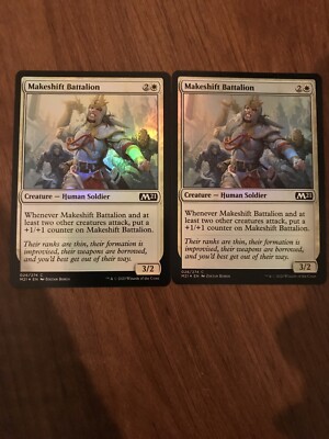 Makeshift Battalion X2 Foil Core Set 2021 Near Mint MTG | eBay