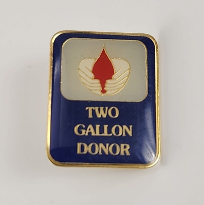 Two Gallon Blood Donor Lapel Pin FAST SHIPPING!! | eBay