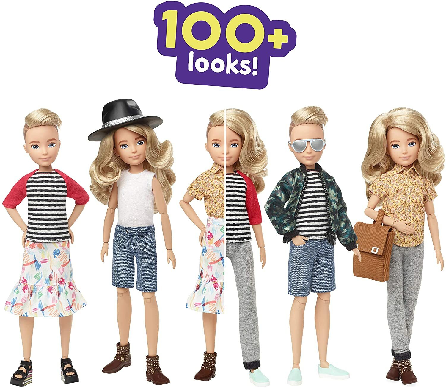 Mattel Creatable World Deluxe Character Kit Blonde Customisable Doll 4 ...