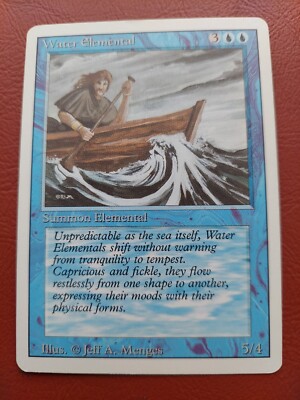 MTG Water Elemental Revised Edition Regular Uncommon - NM+ | eBay