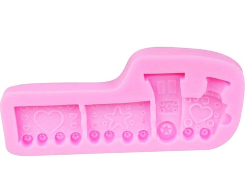 STEAM TRAIN SILICONE MOULD/MOLD CAKE DECORATION FONDANT ICING-CARTOON ...