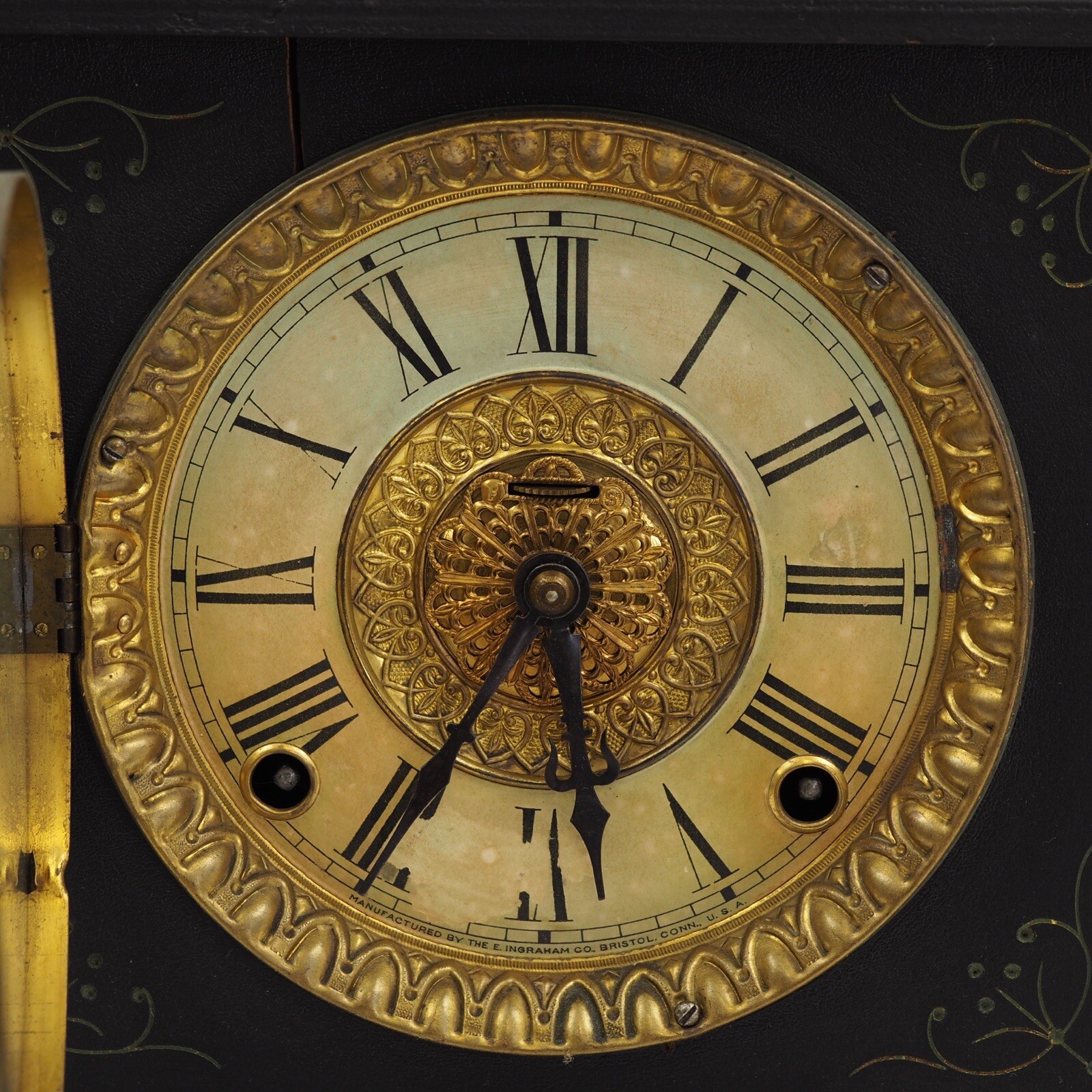 Antique E Ingraham Co Column Shelf Mantel Clock Chimes /g | eBay