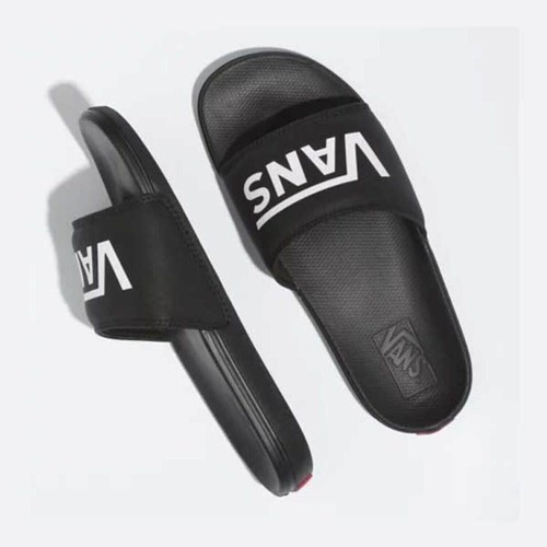 Vans La Costa Slide-On Black Beach Slipper New Sk8 38 39 40 41 42 43 44 ...