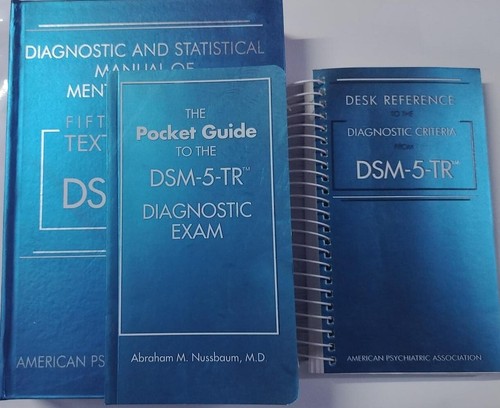 DSM 5 TR Hardcover & Desk Reference & Pocket Guide To Diagnostic Exam ...