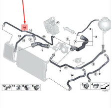 BMW X3 F25 Compressor-Condenser Pressure Hose 64539228243 9228243 NEW ...