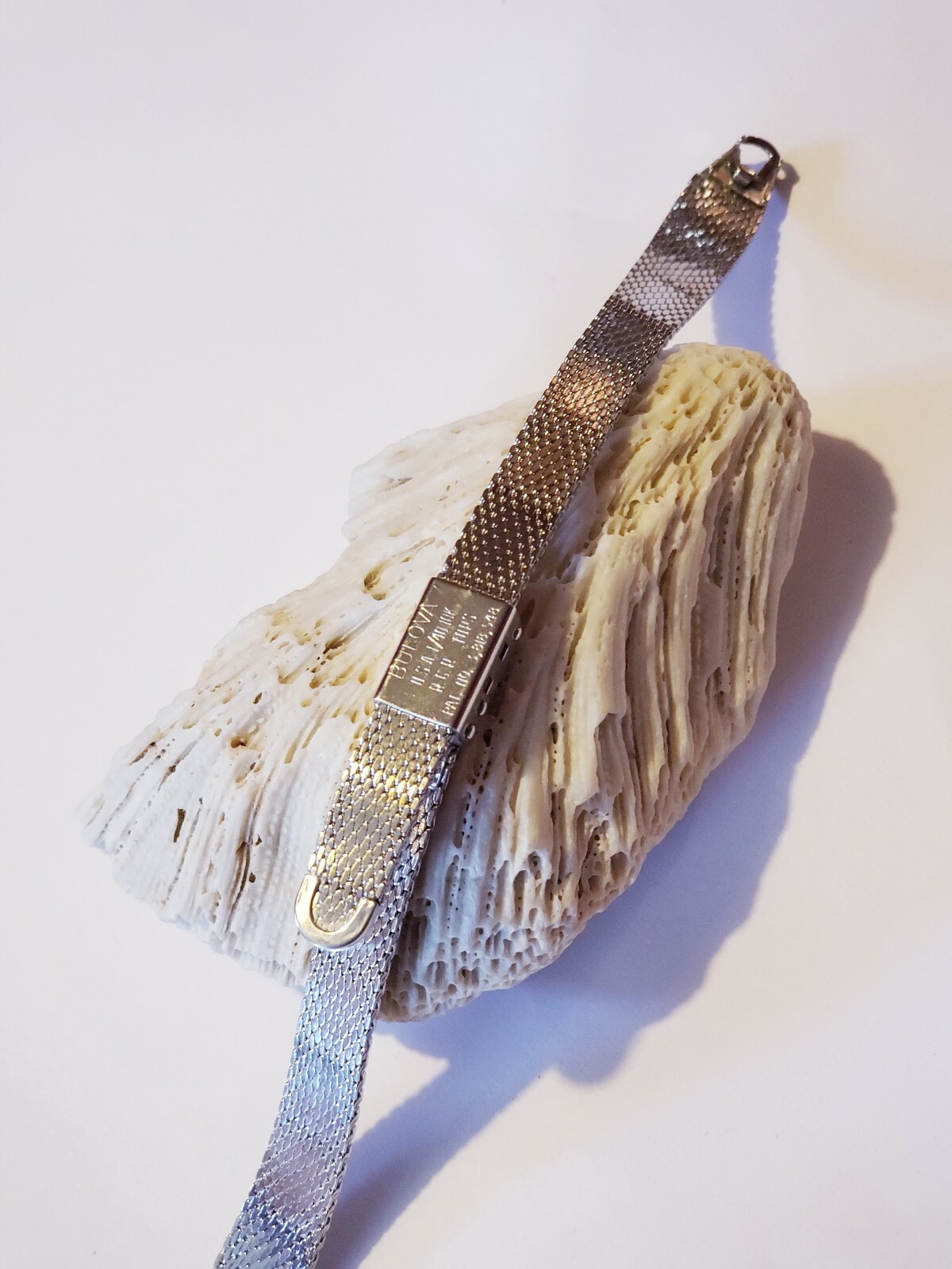 Vintage Bulova Usa1/40-10K RGP Mesh C-ring Watch Band Sliding Clasp NOS ...