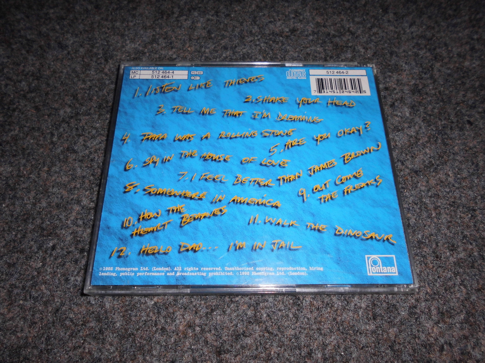 CD Was (Not Was) - Hello Dad I'm in Jail (Greatest Hits) Tracks siehe ...
