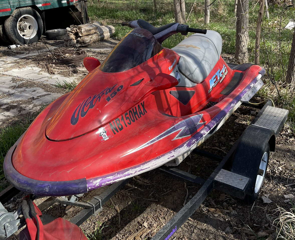 1999 Kawasaki Ultra 150 1200cc Racing Jet Ski HJ1200 with Trailer | eBay