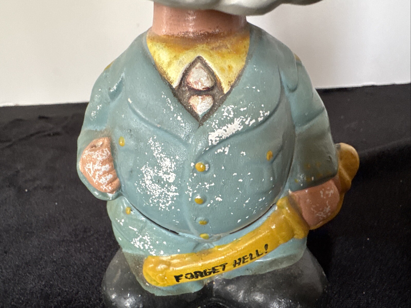 Vintage Kenmar Civil War Confederate Soldier Forget Hell! Bobblehead ...