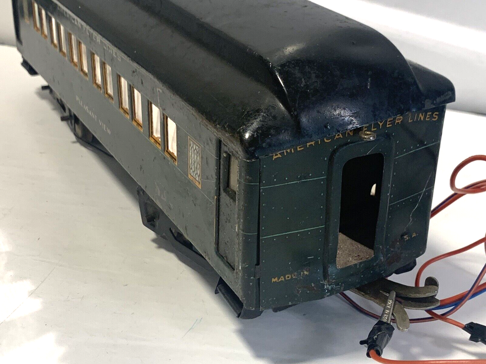 American Flyer Lines Pleasant View #4042 Observation Car Standard Scale Prewar | eBay