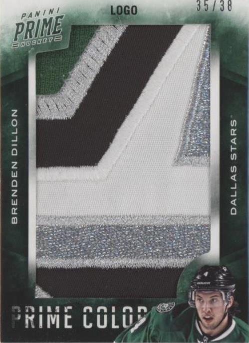 2013-14 Panini Prime - Prime Colors Brenden Dillon #PC-BD Logo /38 (MEM ...
