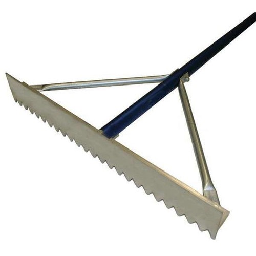 Kraft Tool Gg626 Asphalt Rake,Magnesium,37 Tines,7 Ft. 765139349283| eBay