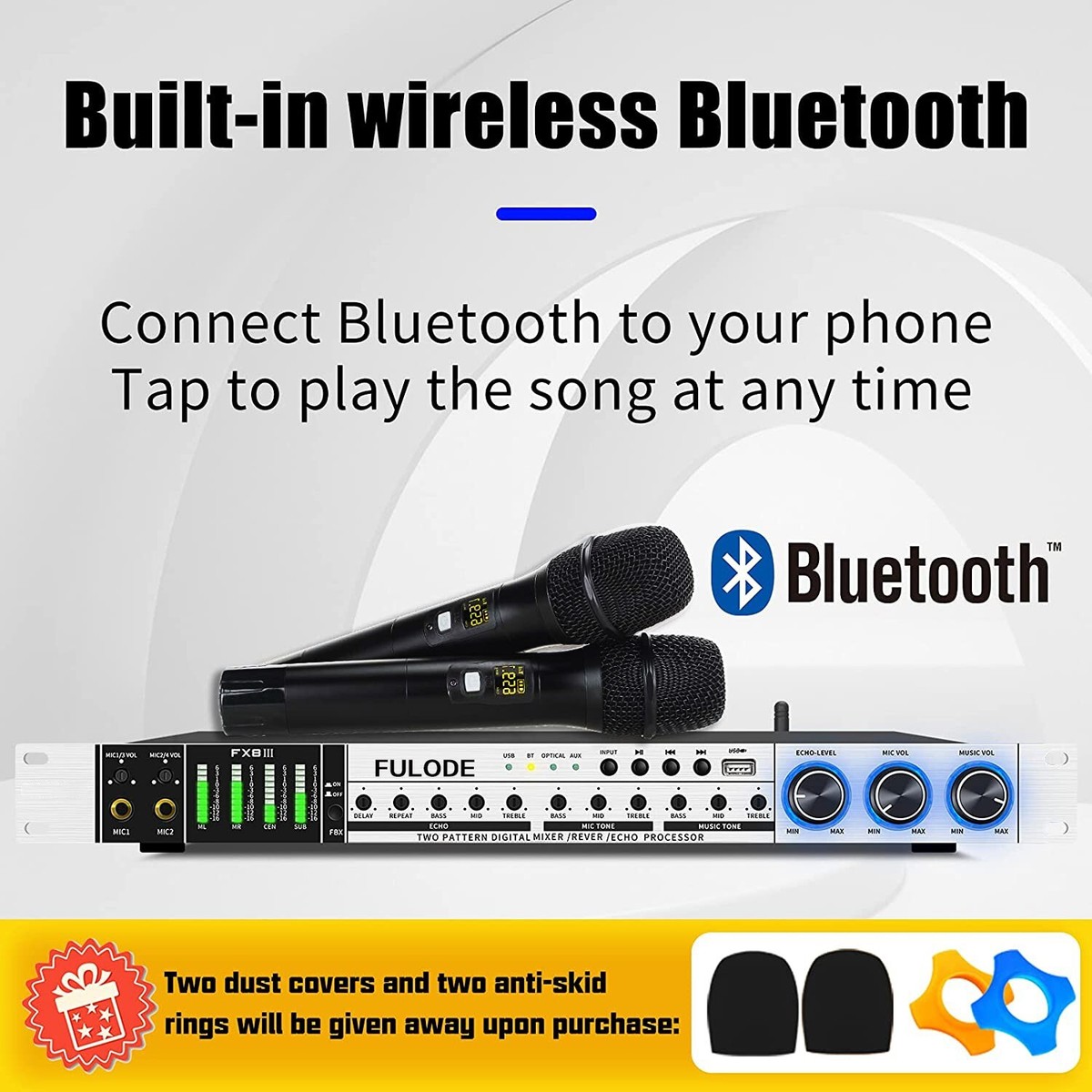 Cordless Microphone For Singer FX8-PRO Professional KTV Wireless ...