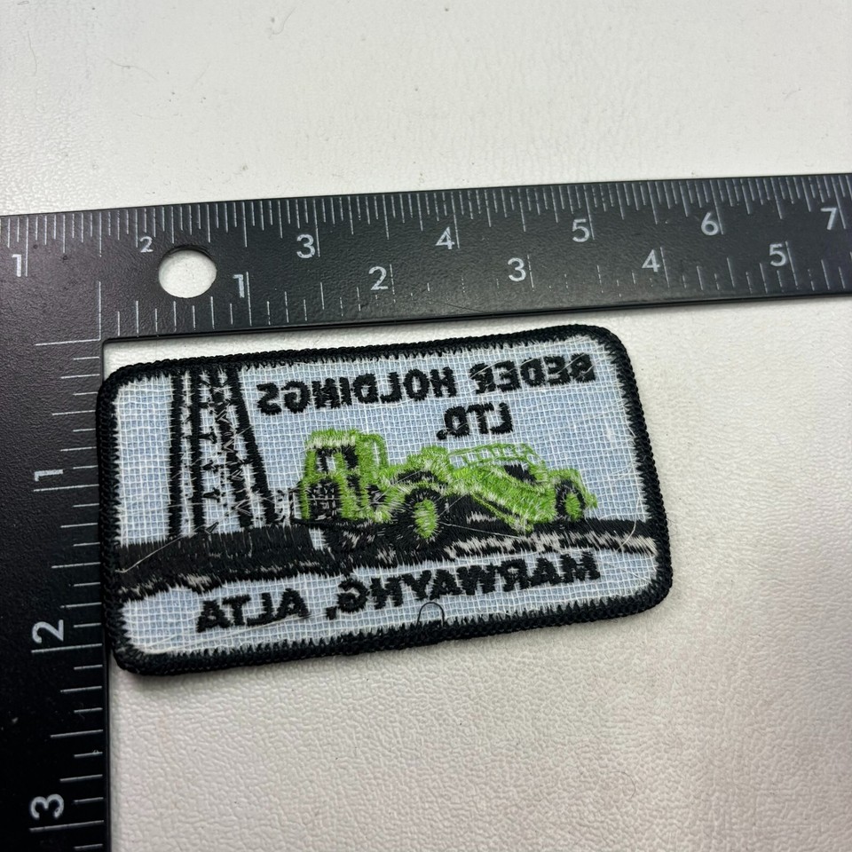Vtg MARWAYNG ALBERTA CANADA BEDER HOLDING LTD. Patch (Oil, Equipment) 001R | eBay