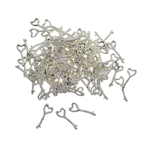 100 Pcs Pendants Set Heart Shape Pendants Chain Pendants For | eBay UK