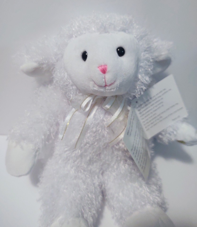 Princess Soft Toy Stuffed Plush White Sheep Lamb Pray Praying Prayer ...