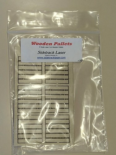 Sidetrack Laser O Scale Wooden Pallets | eBay