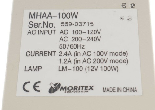 MORITEX MHAA-100W MHAA100W | eBay