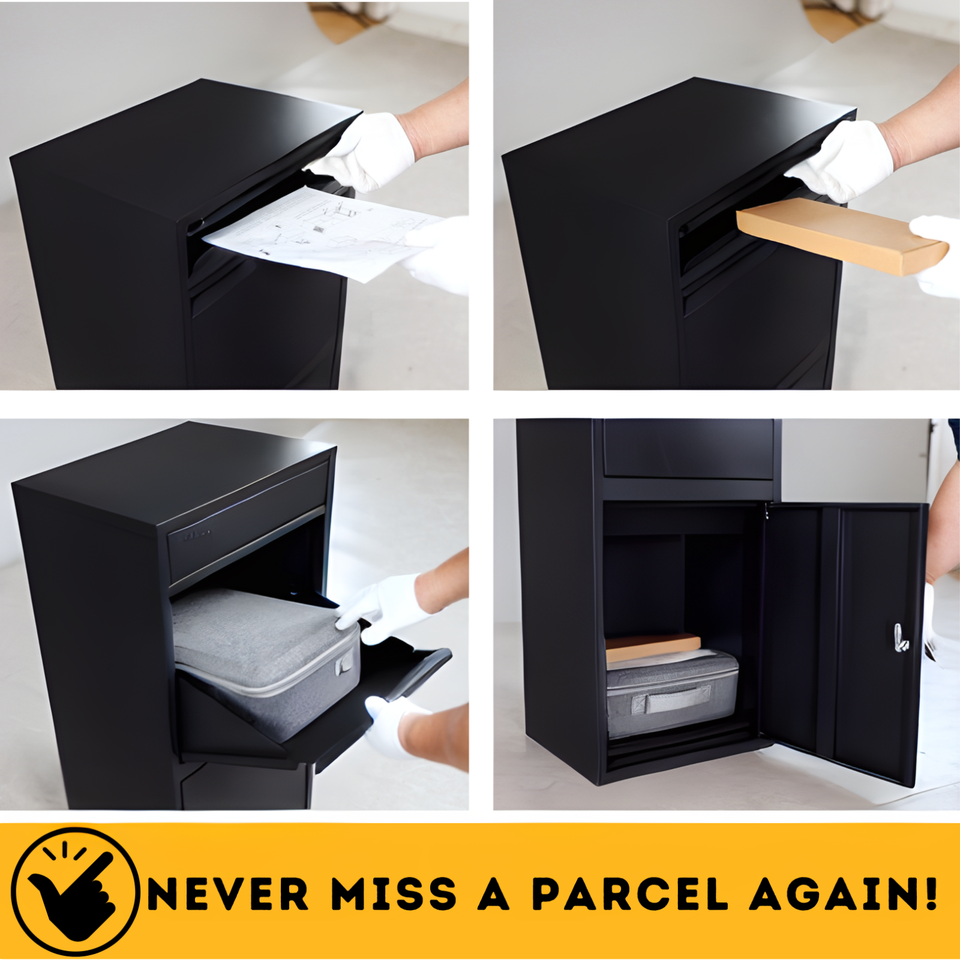 Extra Large Parcel Box Lockable Package Delivery Post Drop Box | eBay UK