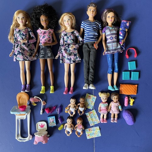 Barbie Skipper Babysitter Dolls & Accessories Baby Kids Mattel Lot Boy ...