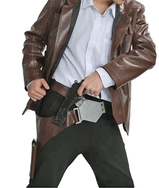 STAR WARS Han Solo Belt Blaster Holster Costume Prop blaster harrison ...