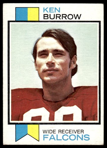 1973 Topps Ken Burrow #489 Atlanta Falcons | eBay