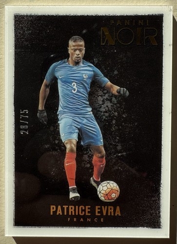2016-17 Panini Noir - Patrice Evra #37 Color /75 | eBay