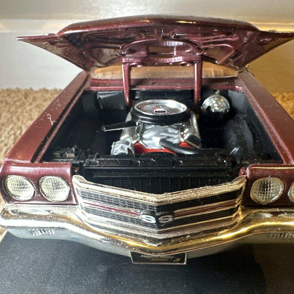 American Muscle 10 Fastest 1970 Chevelle SS 454 Rare Maroon Color 1:18 ...