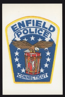 Postcard - Enfield Connecticut Police Symbol Badge Patch | eBay