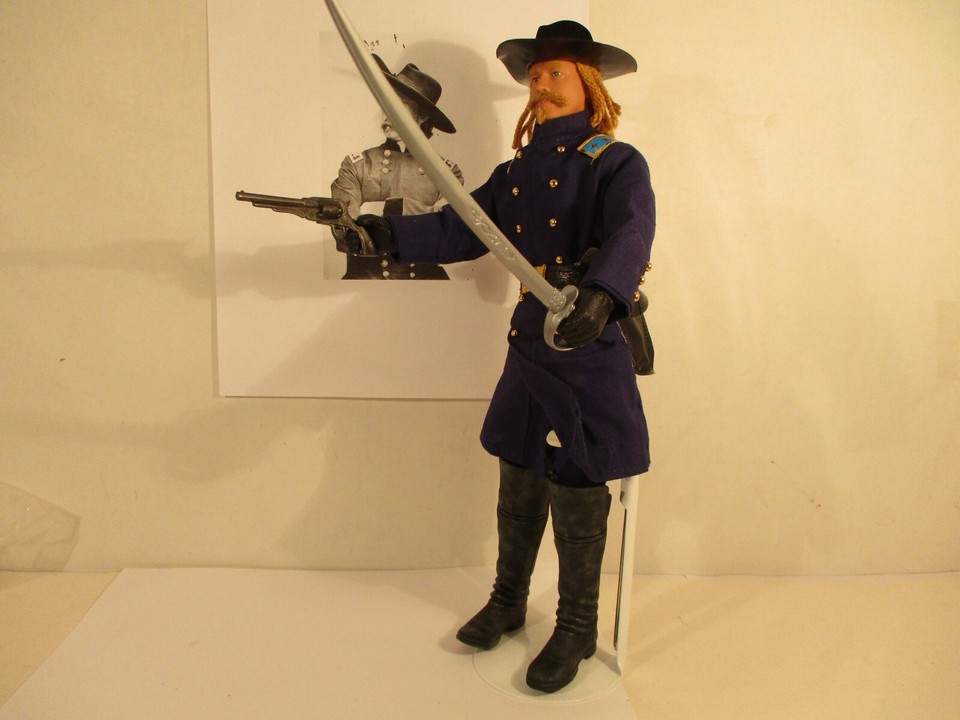 General George Armstrong Custer Civil War Indian fighter custom 1/6 12 ...