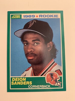 Deion Sanders 1989 Score Rookie Card #246 Atlanta Falcons | eBay