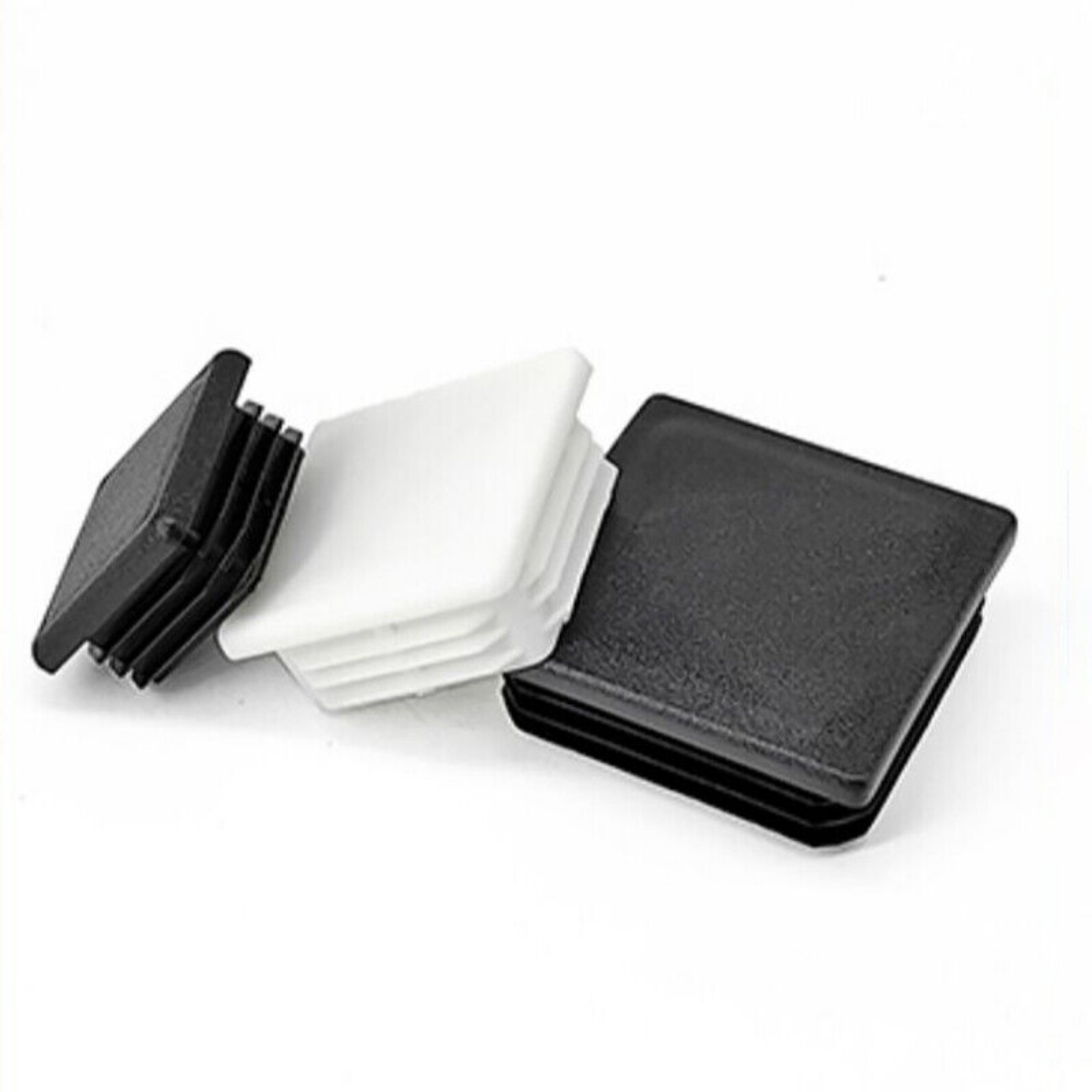 Square Plastic End Caps Tube Inserts Bungs Furniture Chair Feet ...