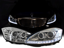 Mercedes-Benz S-class W221 Front Left Bi-xenon Headlight A2218203361 ...