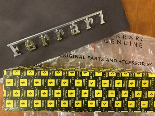 Factory OEM Ferrari 348 355 360 430 458 Logo Script Emblem Badge ...