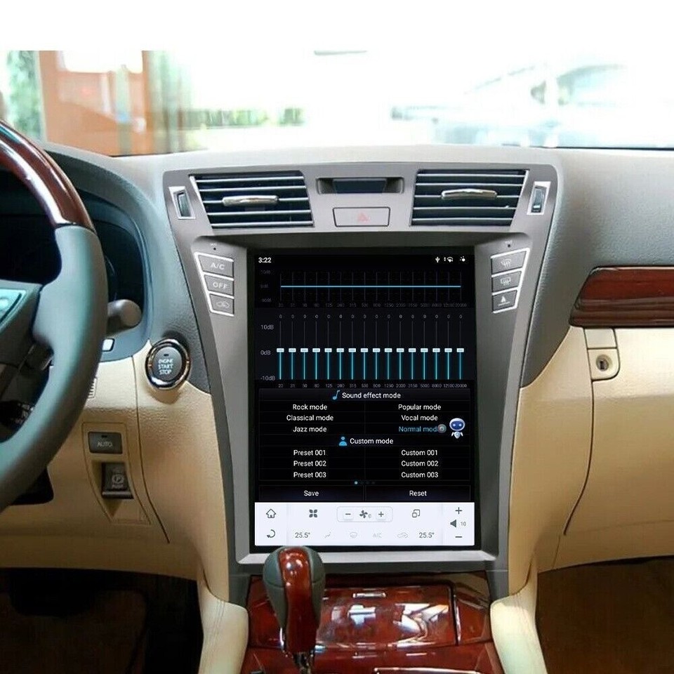 12.1" Car Radio GPS Navigation with CarPlay Stereo 2DIN for Lexus LS460 ...