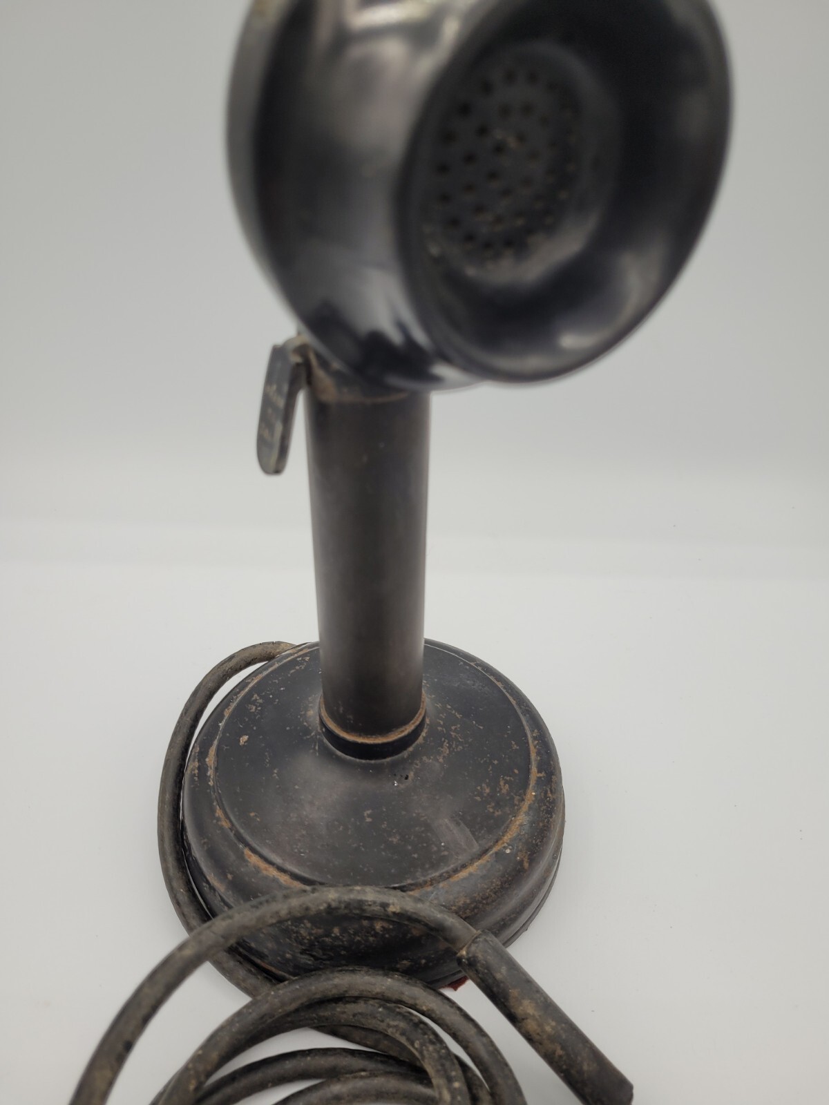 VINTAGE 1946 KELLOGG PUSH TO TALK CANDLESTICK MICROPHONE | eBay